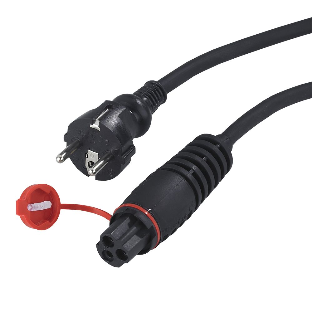 Votronic 2307 connection cable 230 V with plug coupling and mains plug