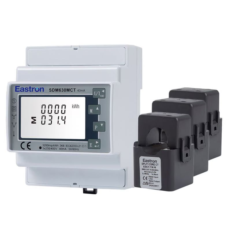 Growatt TPM-CT-E 100A 3-phase smart meter including current transformer