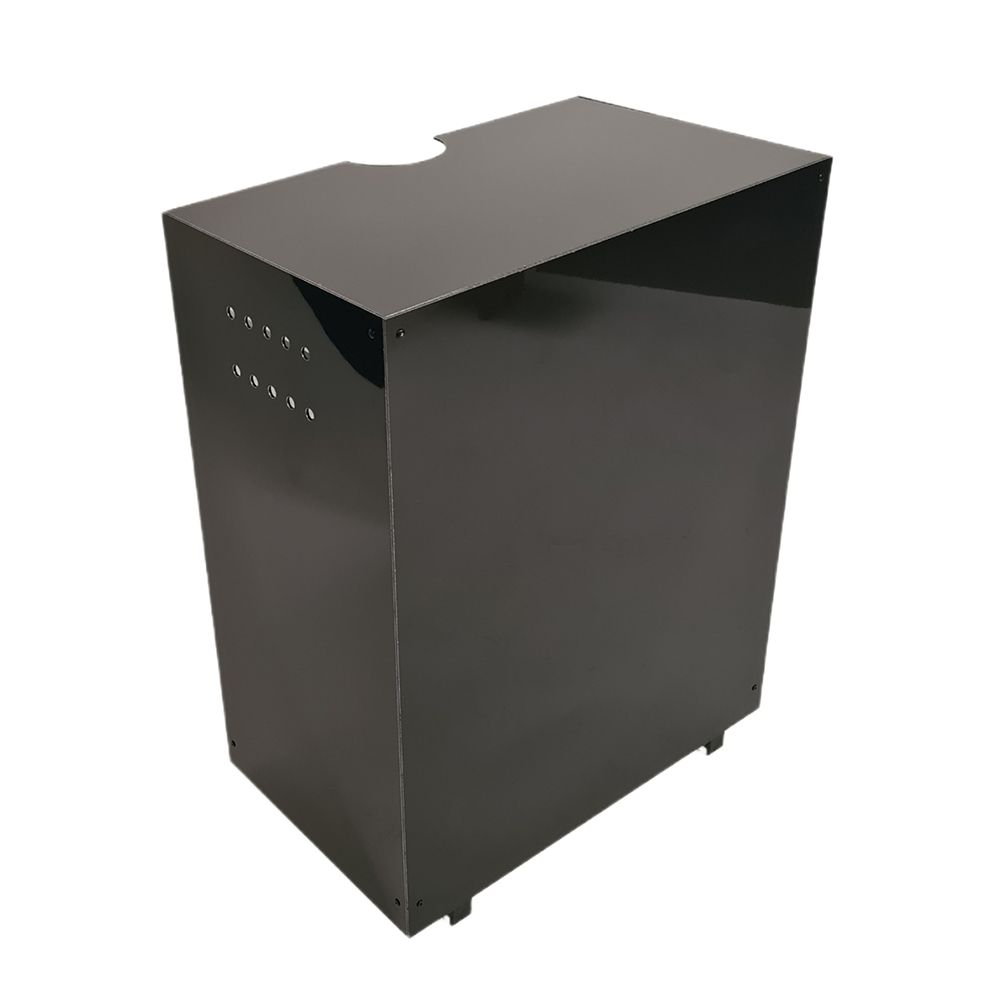 Battery cabinet for 2 Pytes 48100R LiFePo4 batteries black